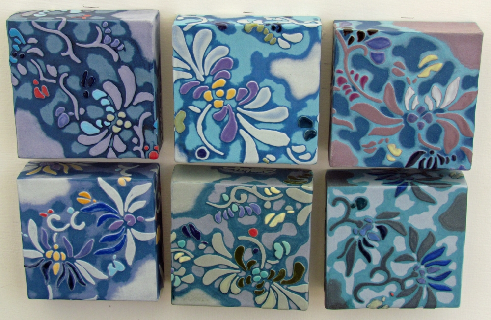 Set of Mini Tiles #2 | Colleen Williams Clay